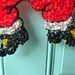 Vintage Santa Popcorn, Vintage Door Decorations, Popcorn Santa, Melted ...