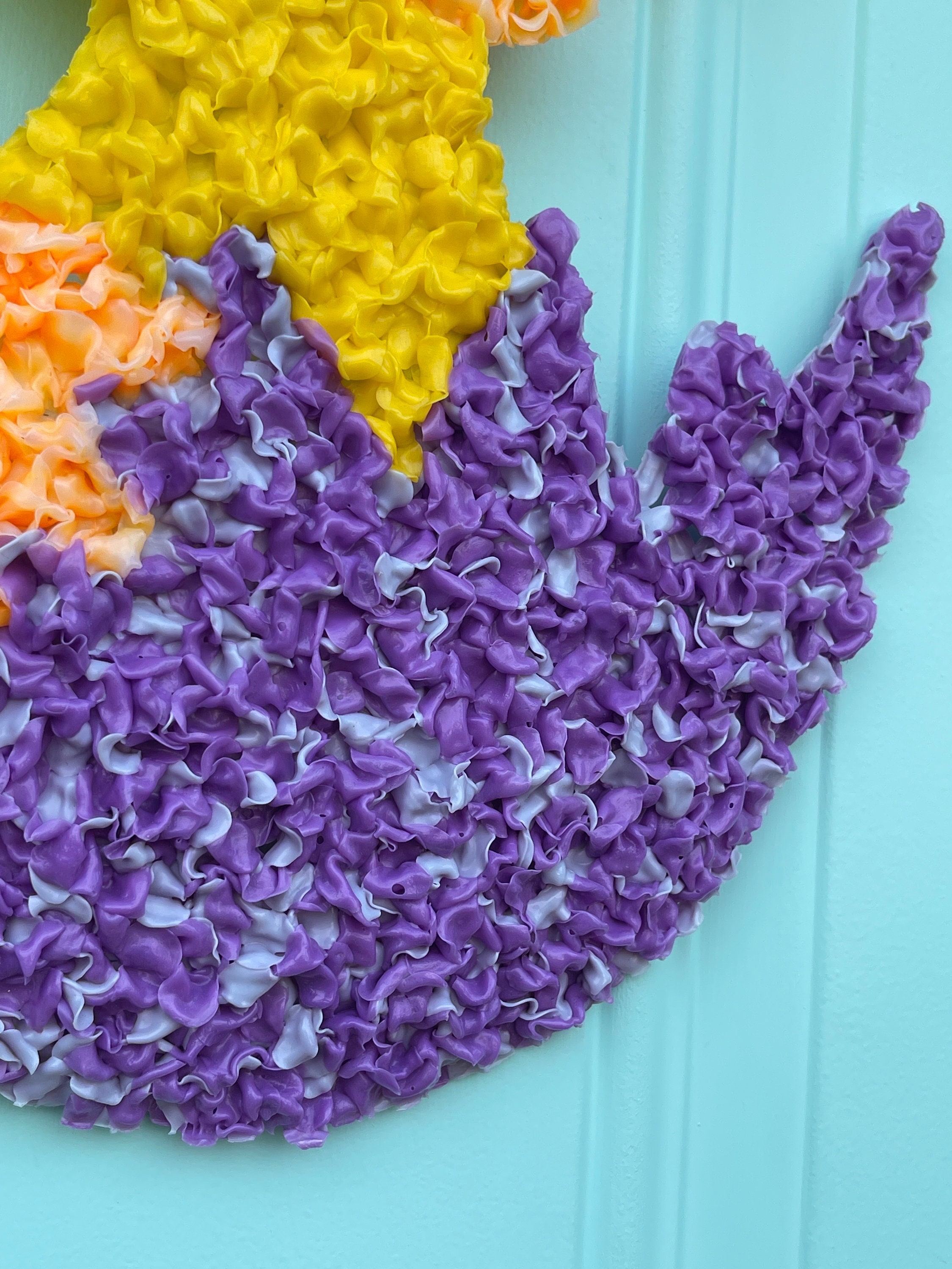 Baby Duck Popcorn, Popcorn Duck, Duck in Purple Egg, Vintage Door ...