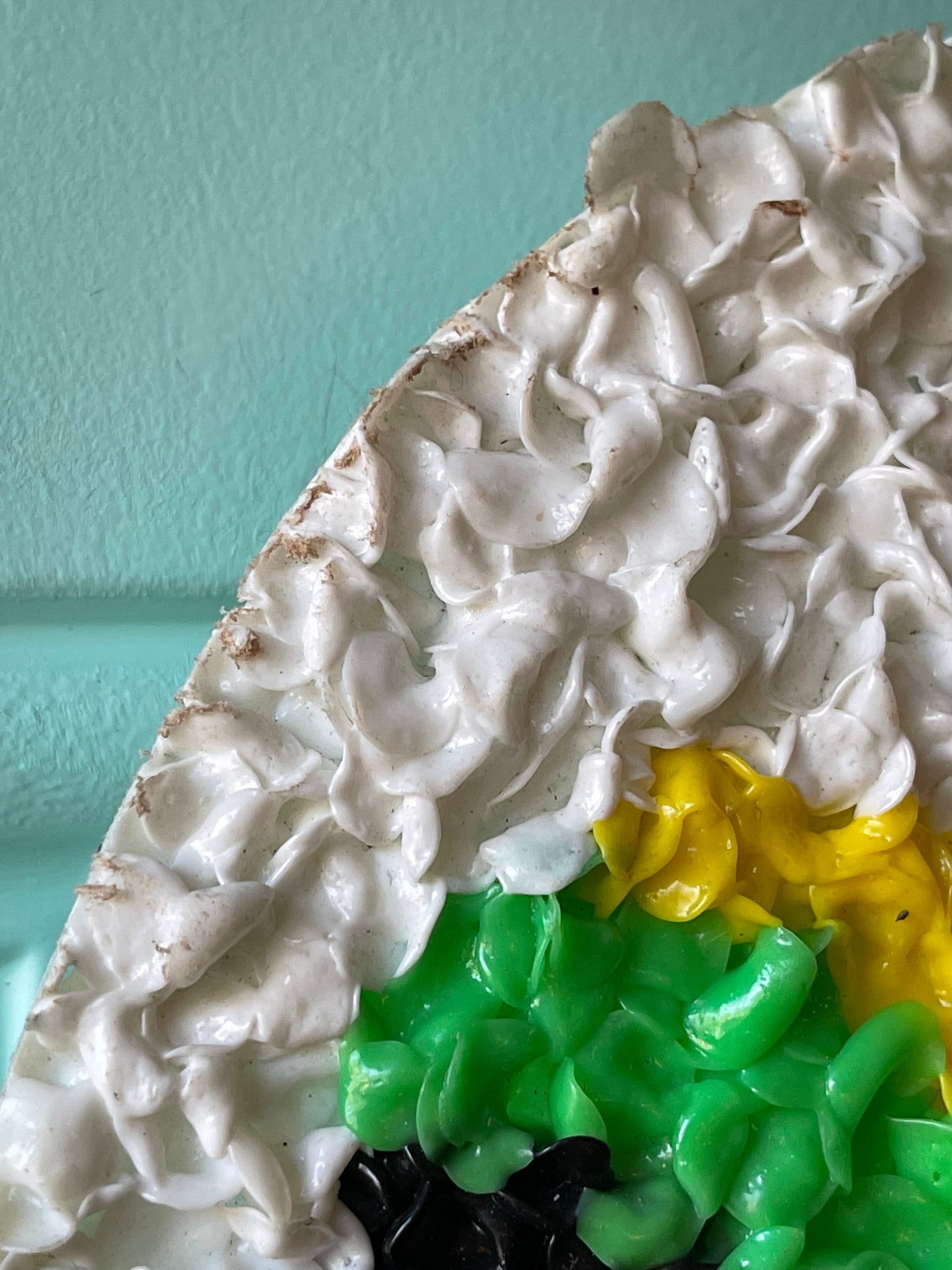 Vintage Melted Plastic Popcorn Wall Vintage Door Decorations - Etsy