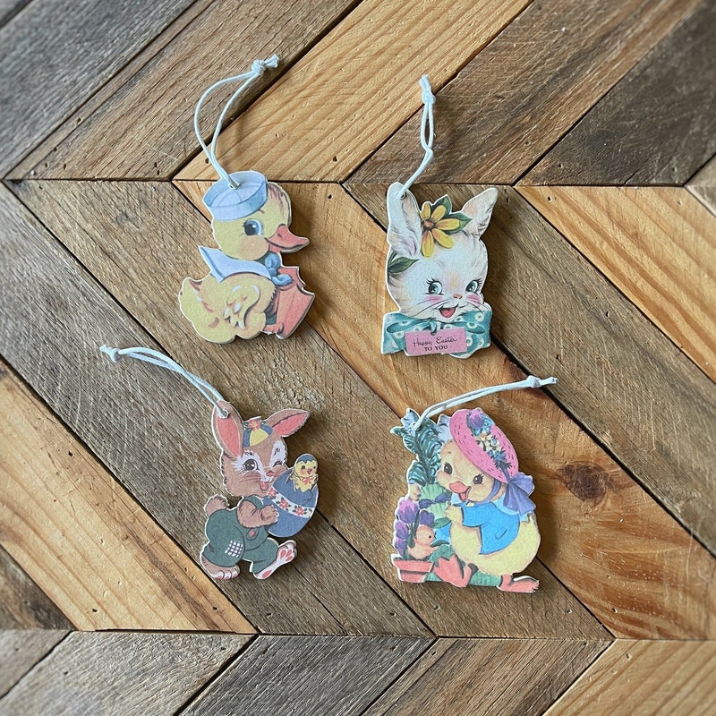 Vintage Easter Tags - Etsy