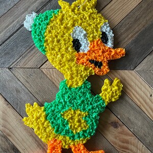 Popcorn Duck With Green Shirt, Vintage Door Decorations, Popcorn Duck ...