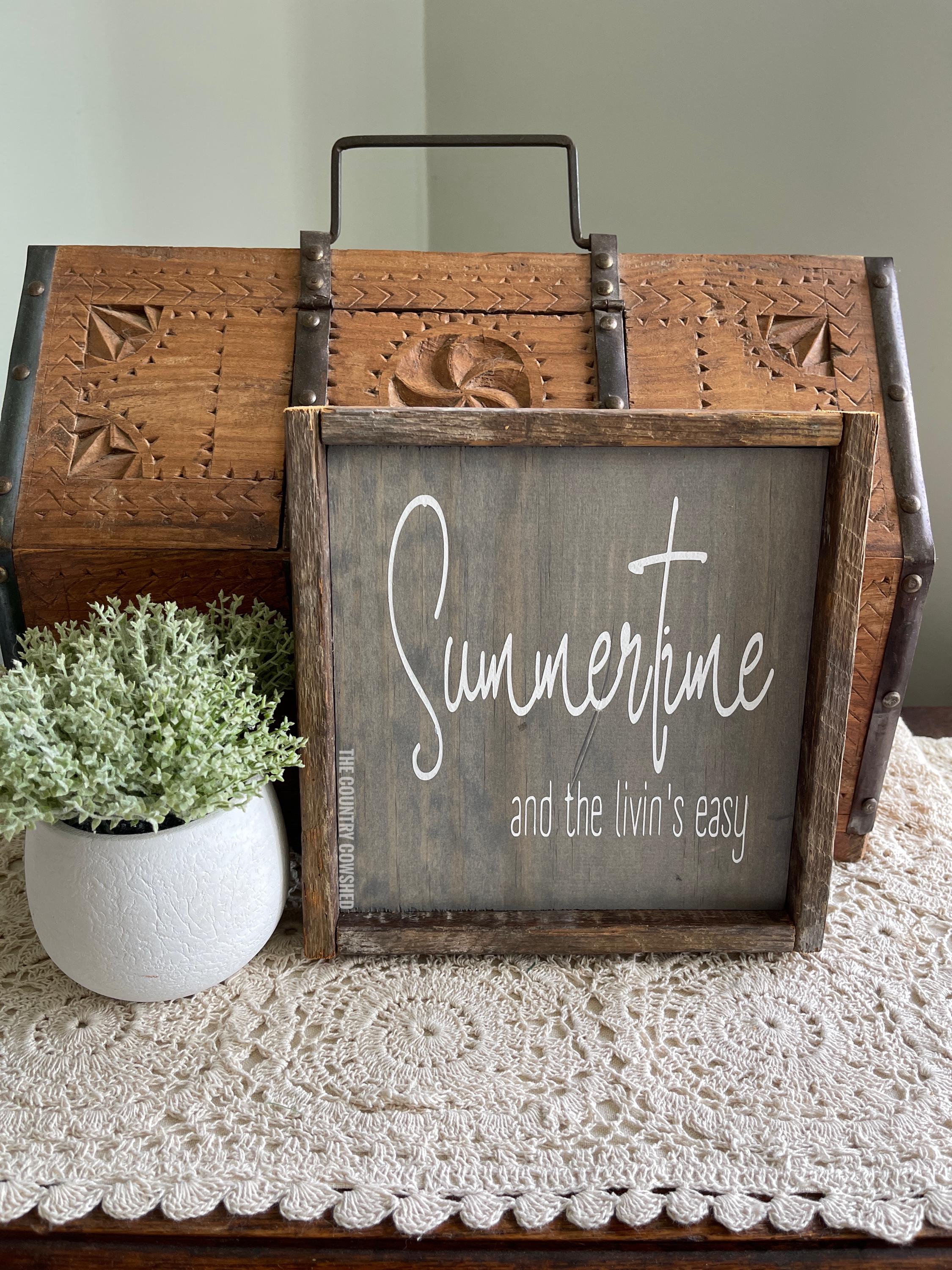 Summertime and the Livins Easysign, Sublime Sign, Beach House Sign ...