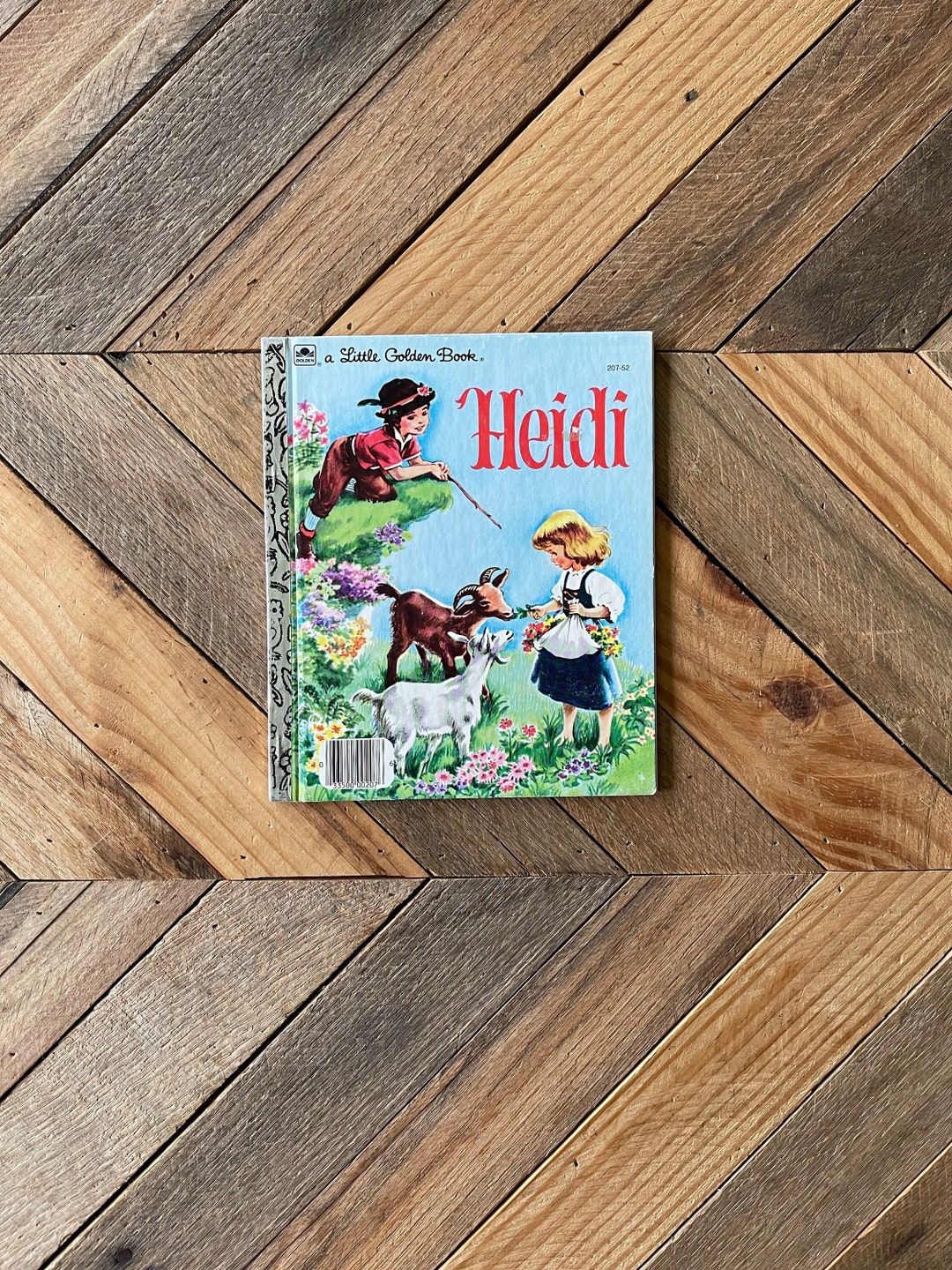 Vintage Book, Heidi, A Little Golden Book, Vintage Golden Book, Vintage ...