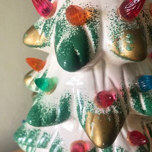 Vintage Ceramic Christmas Tree, Musical Ceramic Tree, Old Ceramic ...