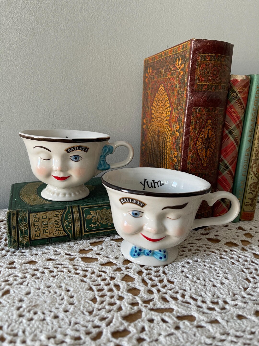 Baileys Anthropomorphic Cup, Baileys Creamer Cup, Vintage Bar Decor ...