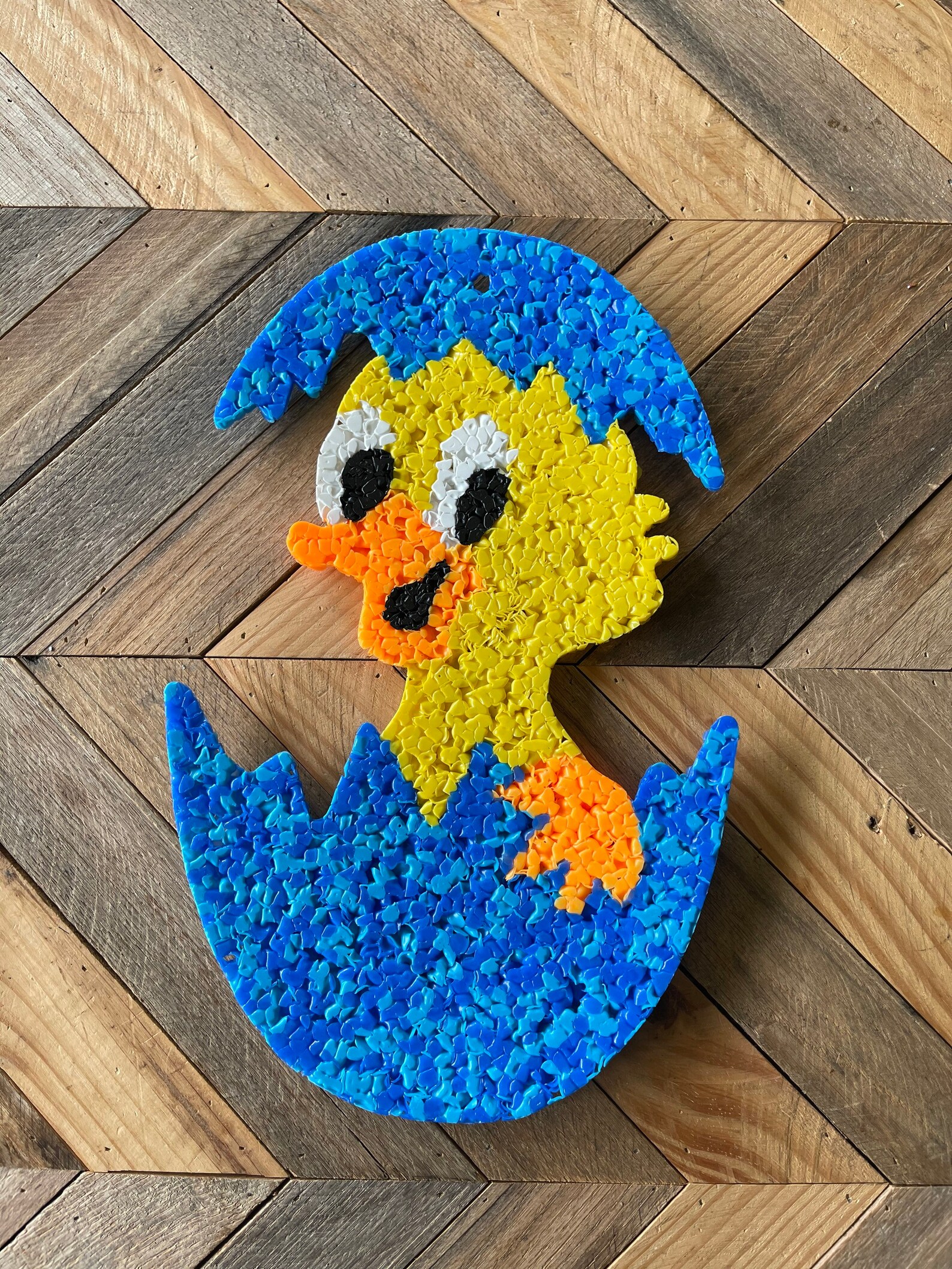 Baby Duck Popcorn Popcorn Duck Blue Egg Duck Vintage Door - Etsy