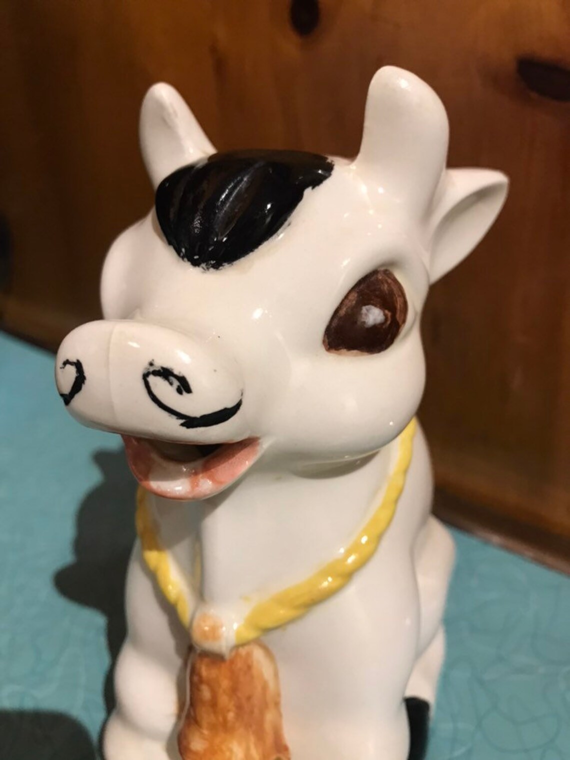 Vintage bull pitcher White cow creamer ceramic cow pitcher | Etsy