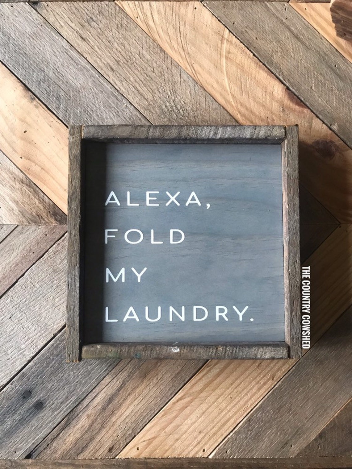 Alexa Sign, Alexa Fold My Laundry, Laundry Sign, Laundry Wall Art ...