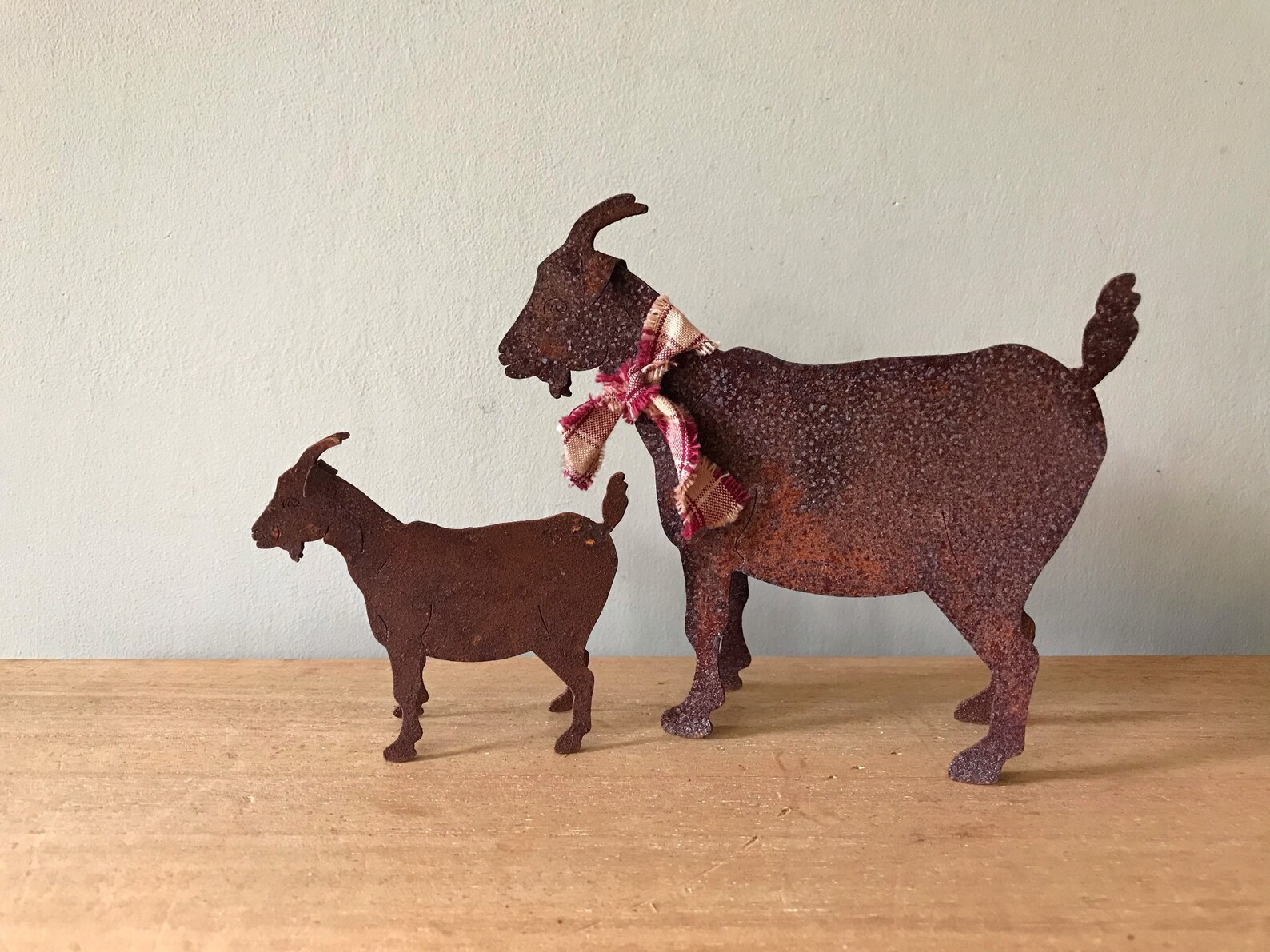 Rusty Goat Goat Decor Medium Rusty Metal Goat Rusty Metal | Etsy