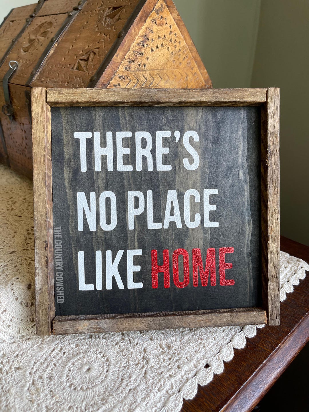 There’s No Place Like Home, Home Bar Sign, Rustic Wooden Sign, Wizard ...