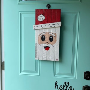 Santa Yard Art, Fall Yard Art, Reversible Christmas Fall Decor, Santa ...