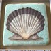 Vintage Seashell Art, Vintage Art, Seashell Tile Art, Beach House Decor ...