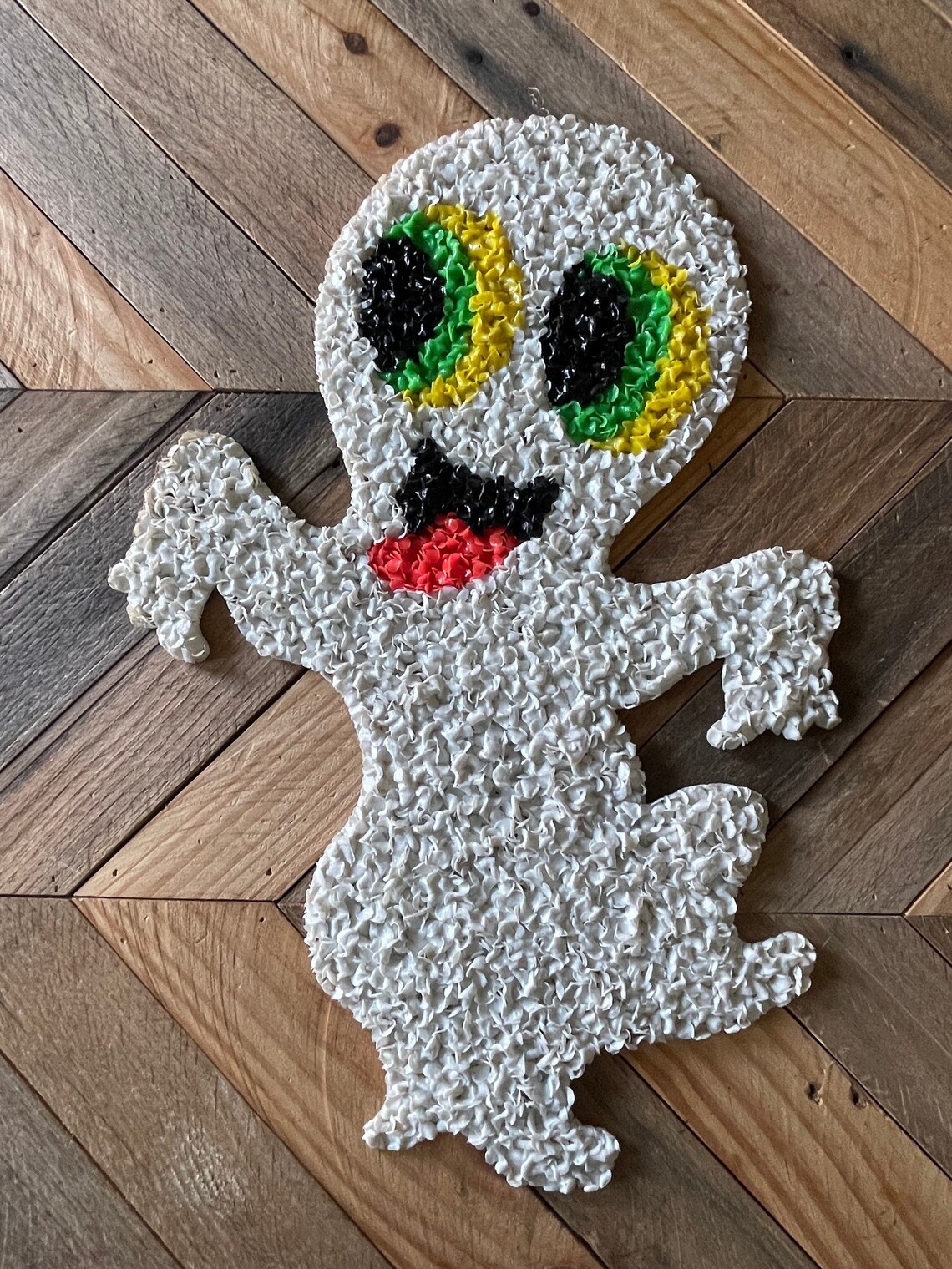 Vintage Melted Plastic Popcorn Wall Vintage Door Decorations - Etsy