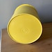Vintage Yellow Tupperware Canister With Lid - Etsy