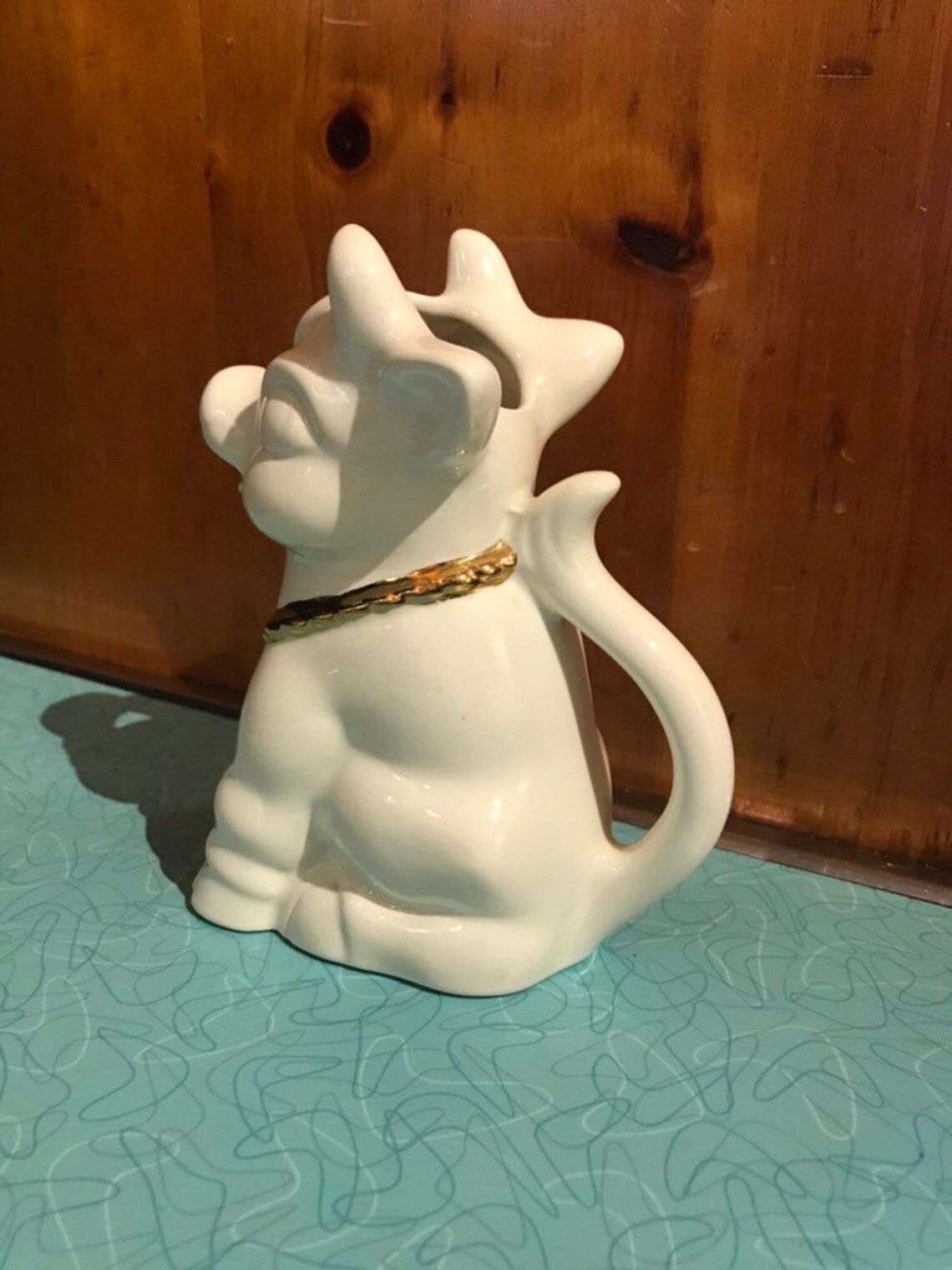 Vintage bull pitcher White cow creamer ceramic cow pitcher | Etsy
