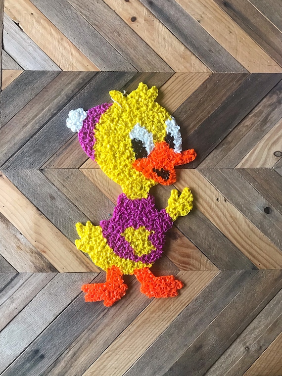 Duck Popcorn Art Popcorn Duck Vintage Door Decorations - Etsy