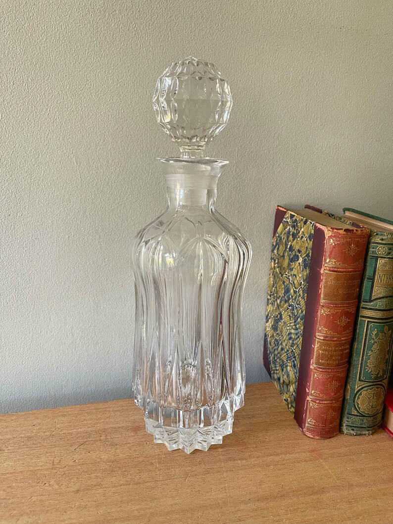 Vintage Glass Decanters, Glass Decanter With Stopper, Glass Decanter ...