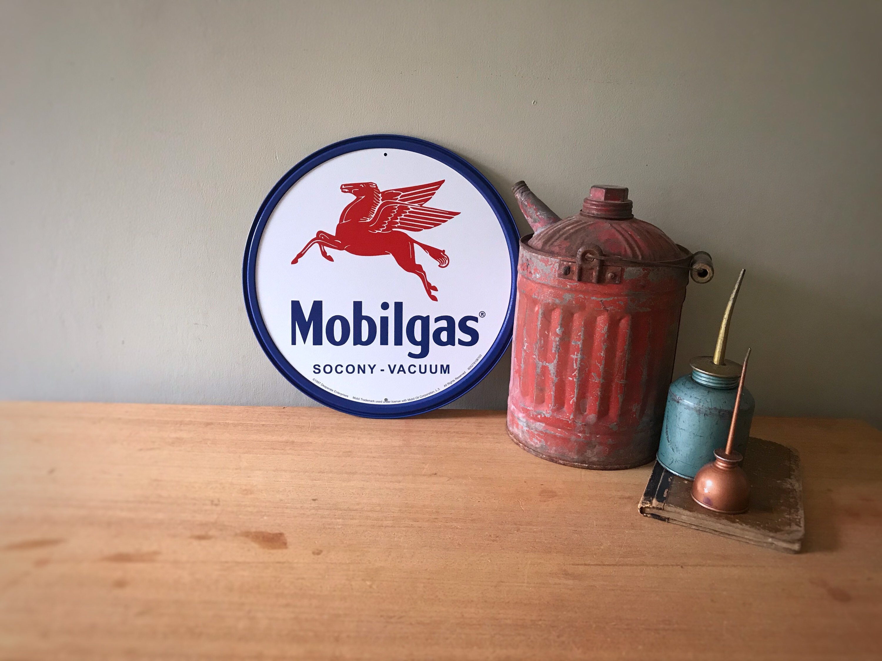 Vintage Inspired Metal Sign Gas sign Industrial Sign | Etsy