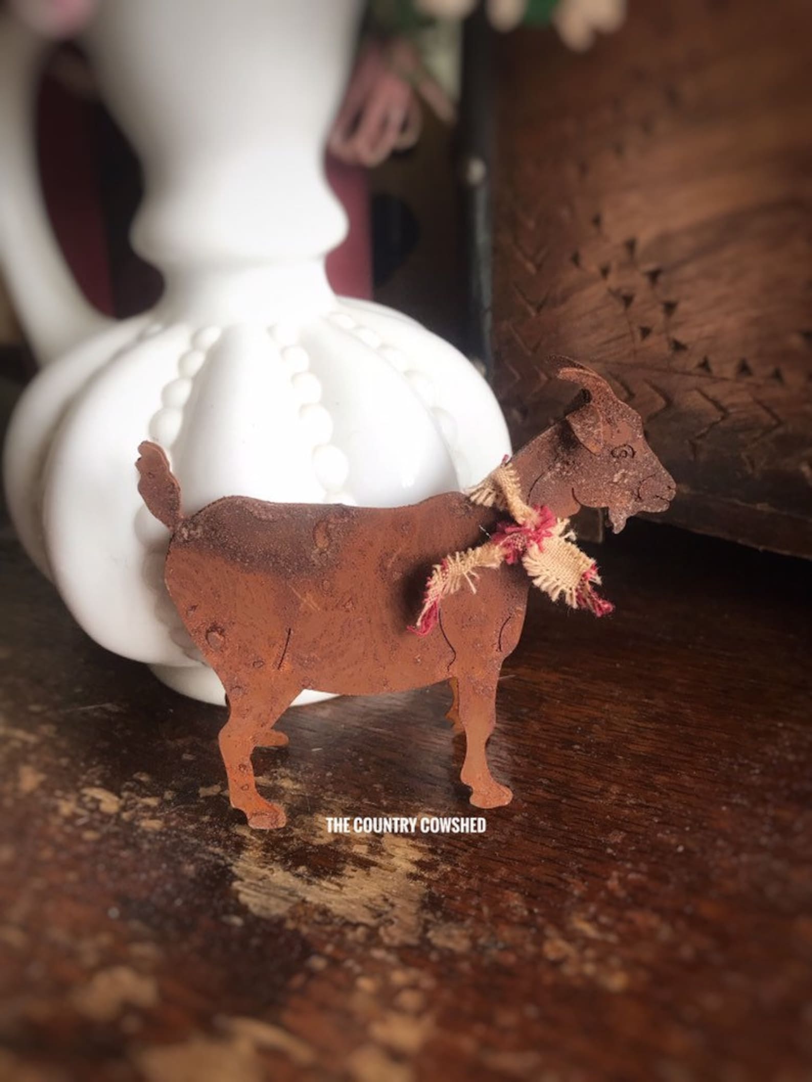 Rusty Goat Goat Decor Small Rusty Metal Goat Goat Lover - Etsy