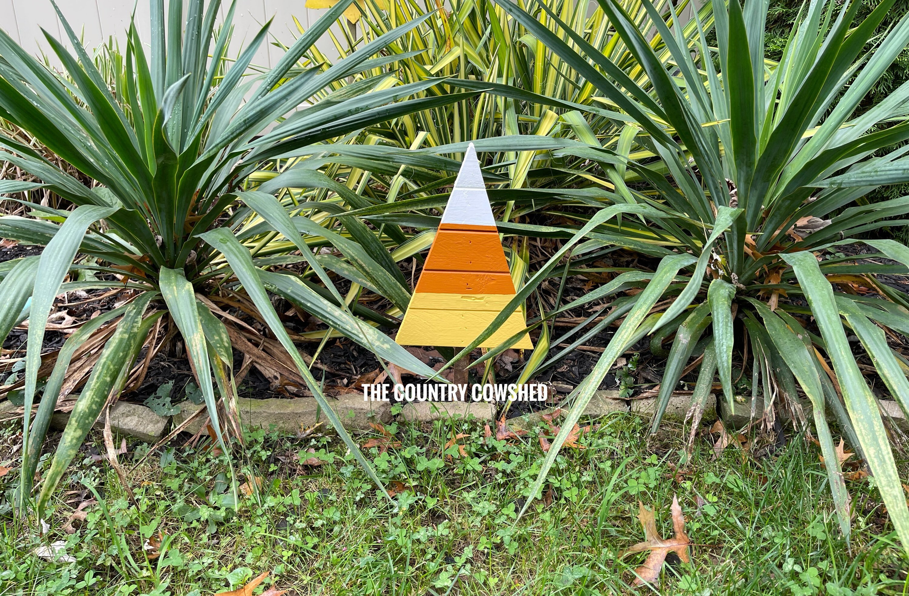 Candy Corn Yard Stakes Set of 3 Large Candy Corn Garden - Etsy