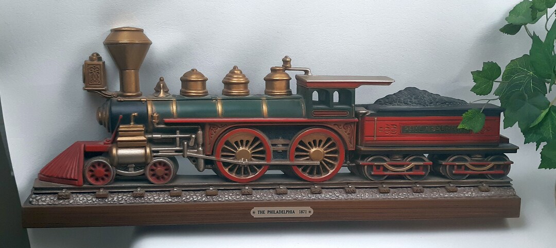 Burwood Products Home Decor, "the Philadelphia 1871" - One (1) Train Wall Hanging / Wall Art ...