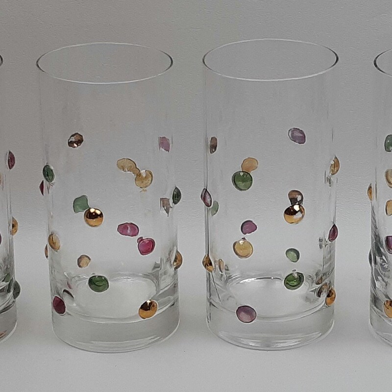 Polka Dot Glasses - Etsy