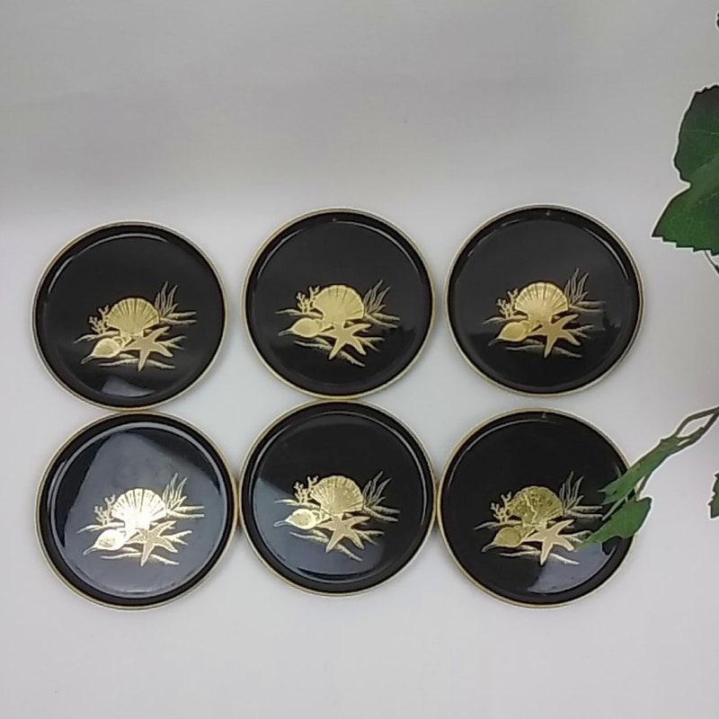Lacquer Coasters - Etsy