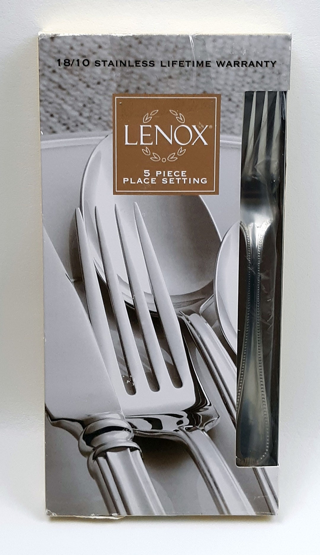 Lenox Flatware 18/10 Stainless Steel One (1) 5-piece Place Setting ...