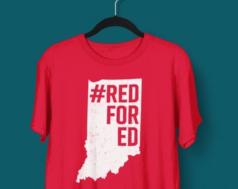 Red for Ed Tshirt - Etsy