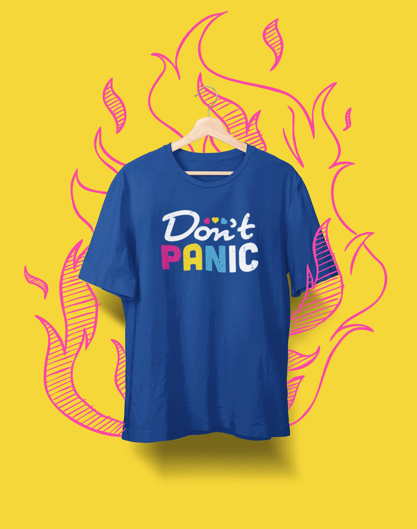 Pansexual Pride Shirt Don't Panic T-shirt Pan Pride Pan - Etsy