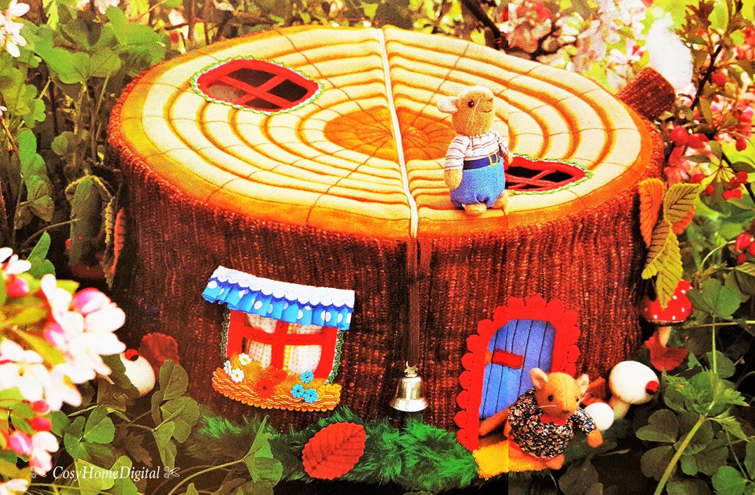 Vintage Dormouse House Sewing Pattern: Mice Home Toy (digital Pattern ...