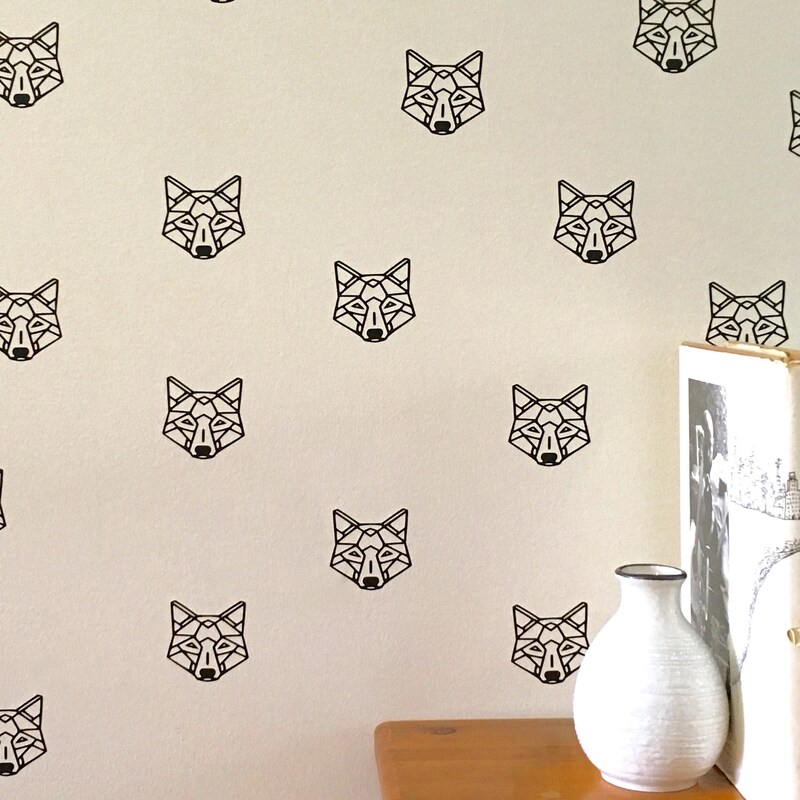 Wolf Wall Decal - Etsy
