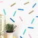 Sprinkle Wall Decals/ Confetti Wall Decal Set/ Vinyl Wall Decals ...