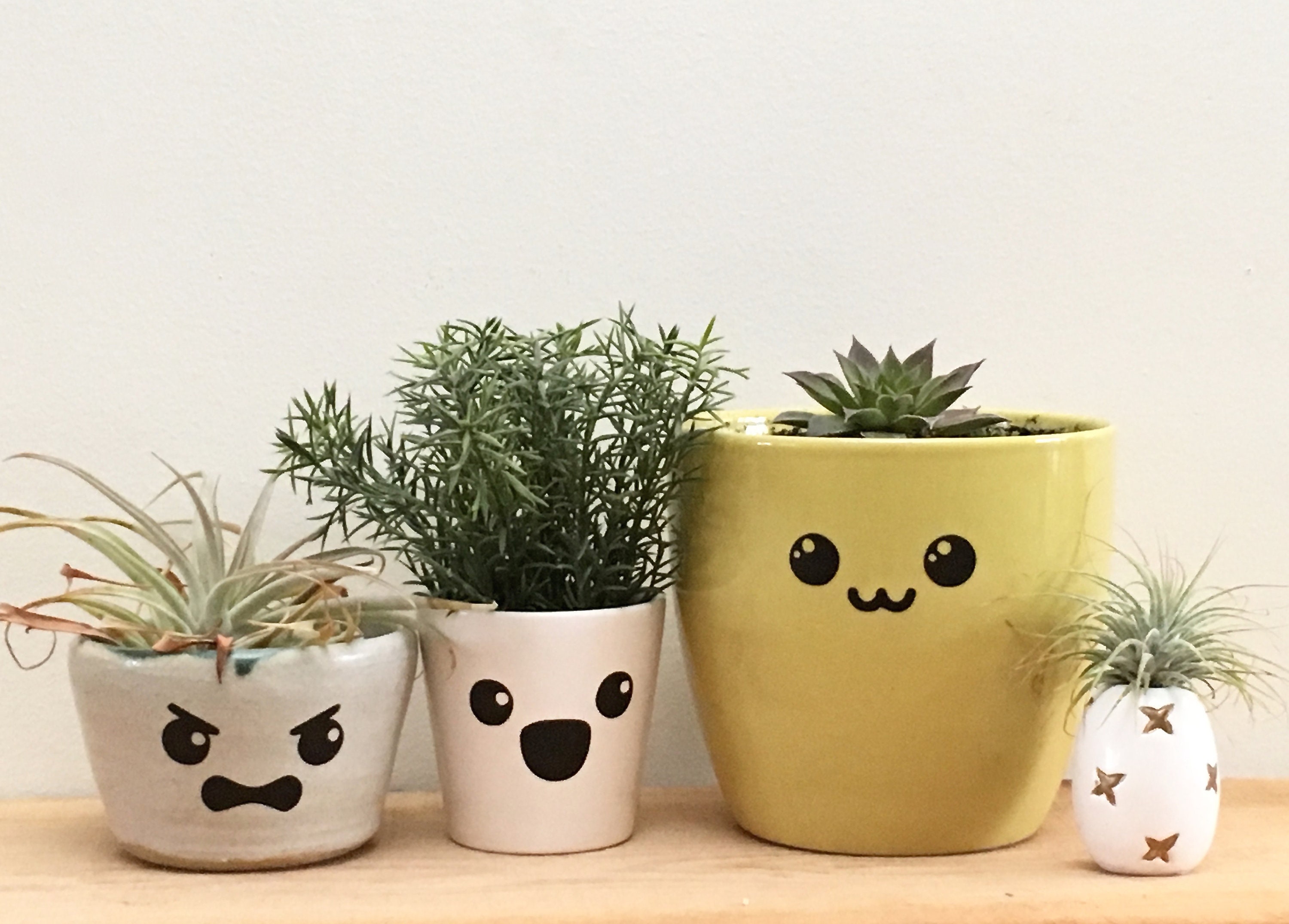 Cute Faces Decals/ Kawaii Stickers/ Kawaii Faces Decals/ Cute Faces ...