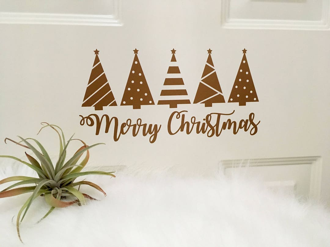 Christmas Decal/ Christmas Decor/ Vinyl Christmas Decal/ Christmas Wall ...
