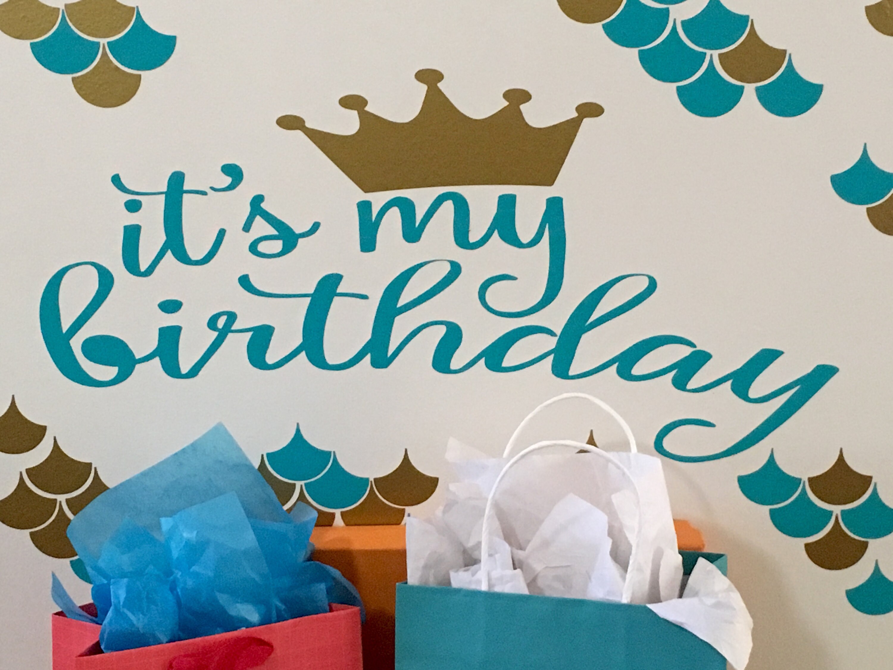 Mermaid Wall Decals/ Mermaid Vinyl Decals/ Nursery Wall | Etsy