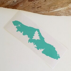 Vancouver Island Decal/ Decal/ Vinyl Decal/ Laptop Sticker/ Car Decal ...