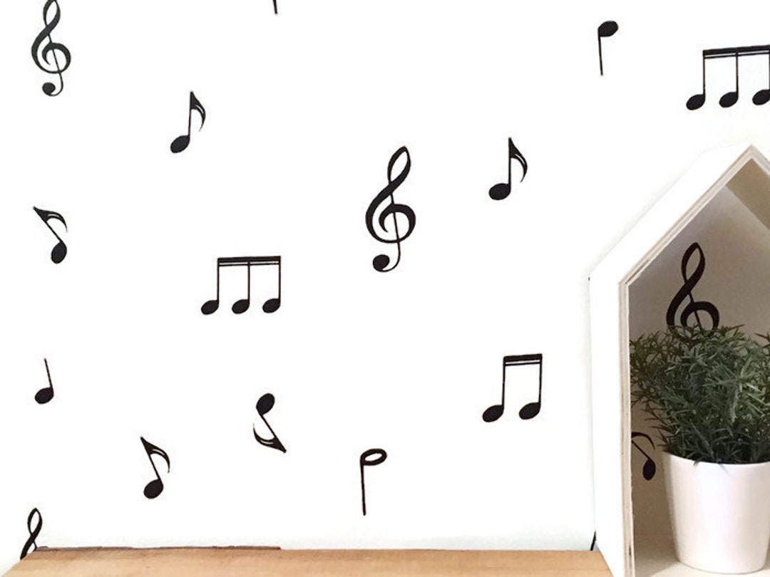 Music Notes Wall Decals/ Music Nursery Decals/ Music Decals/ Kids Room ...