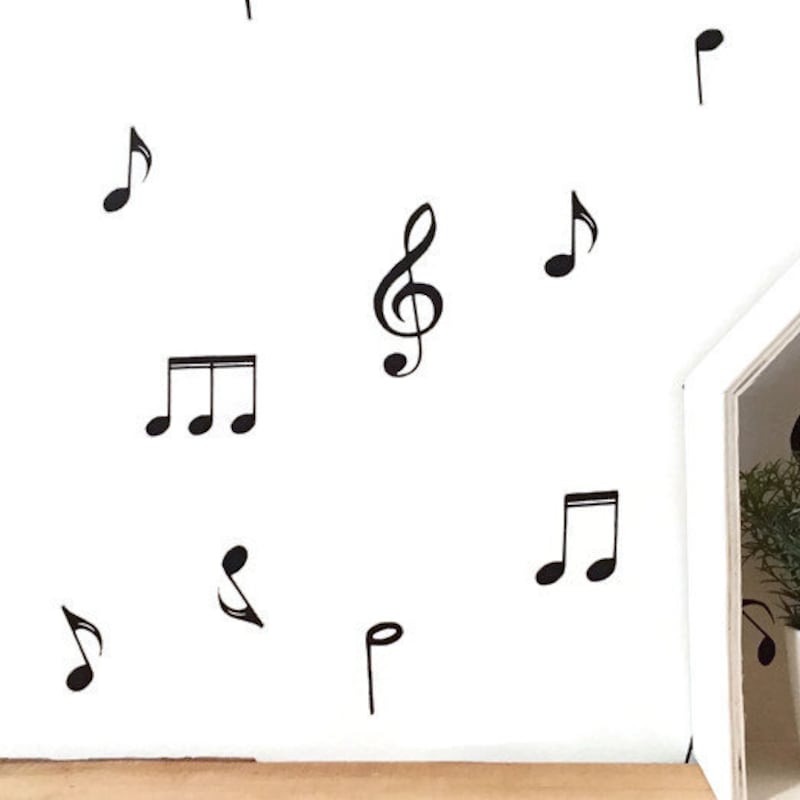 Music Notes Decal - Etsy