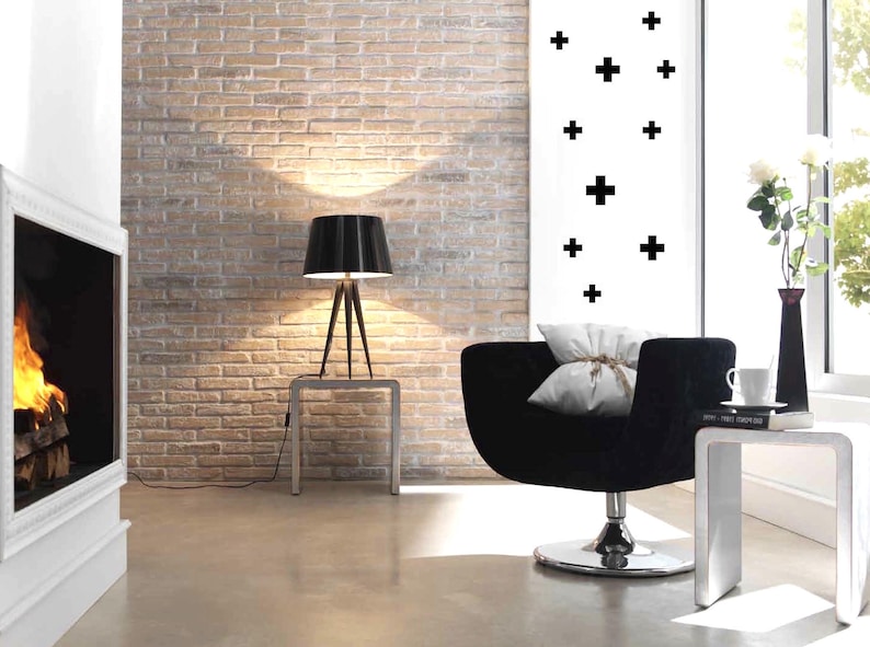 Swiss Cross Decals/ Cross Pattern Wall Decals/ Plus Sign Wall - Etsy