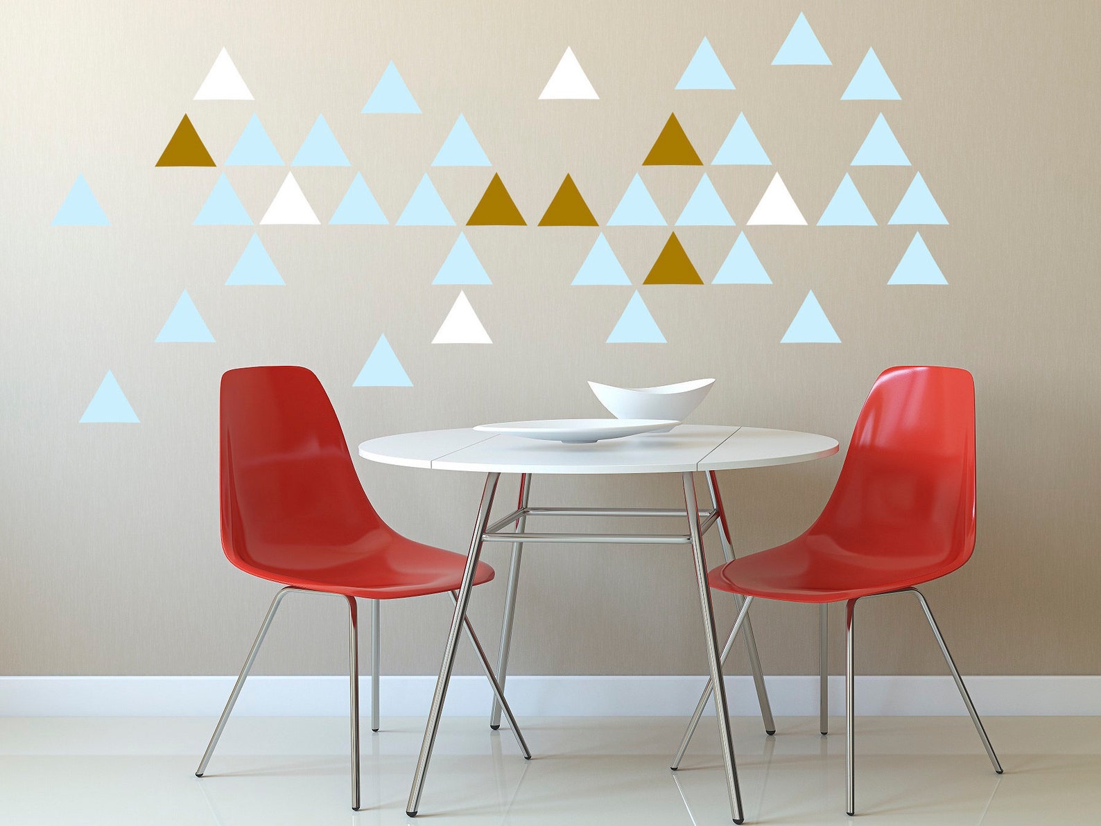 Triangle Wall Decal Set/ Triangle Stickers/ Wall Decal - Etsy