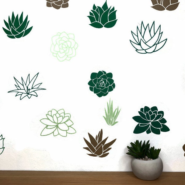 Succulent Decal - Etsy