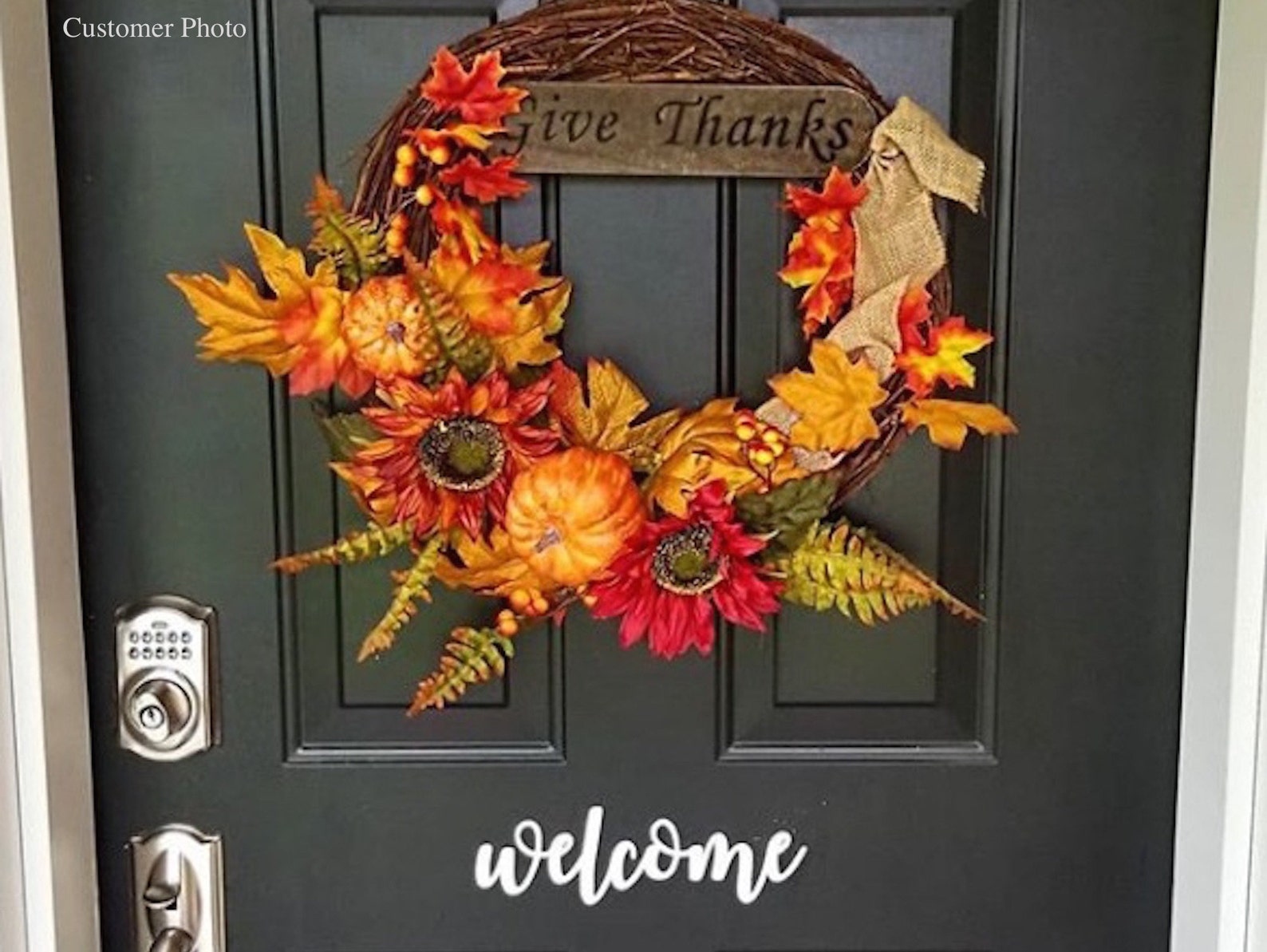 Welcome Vinyl Decal/ Welcome Door Decal/ Vinyl Decal for Your - Etsy