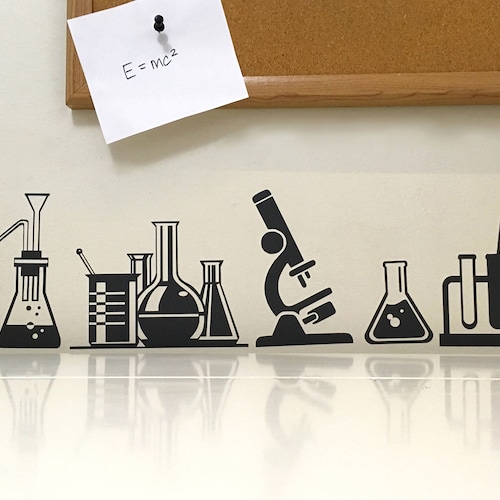 Chemistry Decal Set / Chemistry Wall Art Science Decal - Etsy