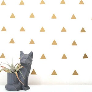 Triangle Wall Decal Set/ Triangle Stickers/ Wall Decal Triangle/ Modern ...