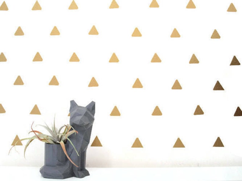 Triangle Wall Decal Set/ Triangle Stickers/ Wall Decal - Etsy