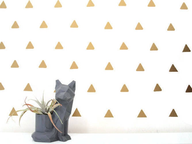 Triangle Wall Decal Set/ Triangle Stickers/ Wall Decal - Etsy