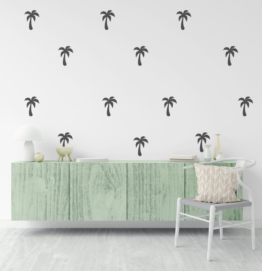 Palm Tree Wall Decals/ Tropical Wall Decals/ Tree Decals/ Nursery ...