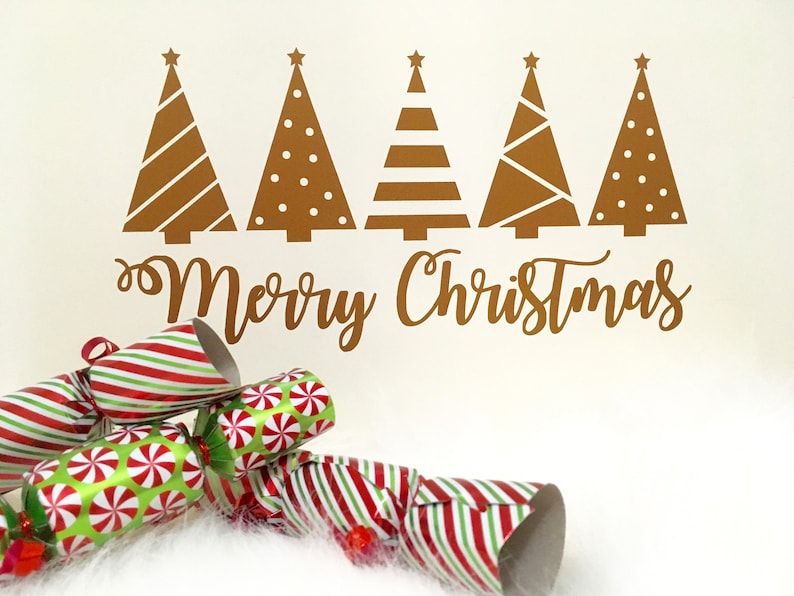 Christmas Decal/ Christmas Decor/ Vinyl Christmas Decal/ - Etsy