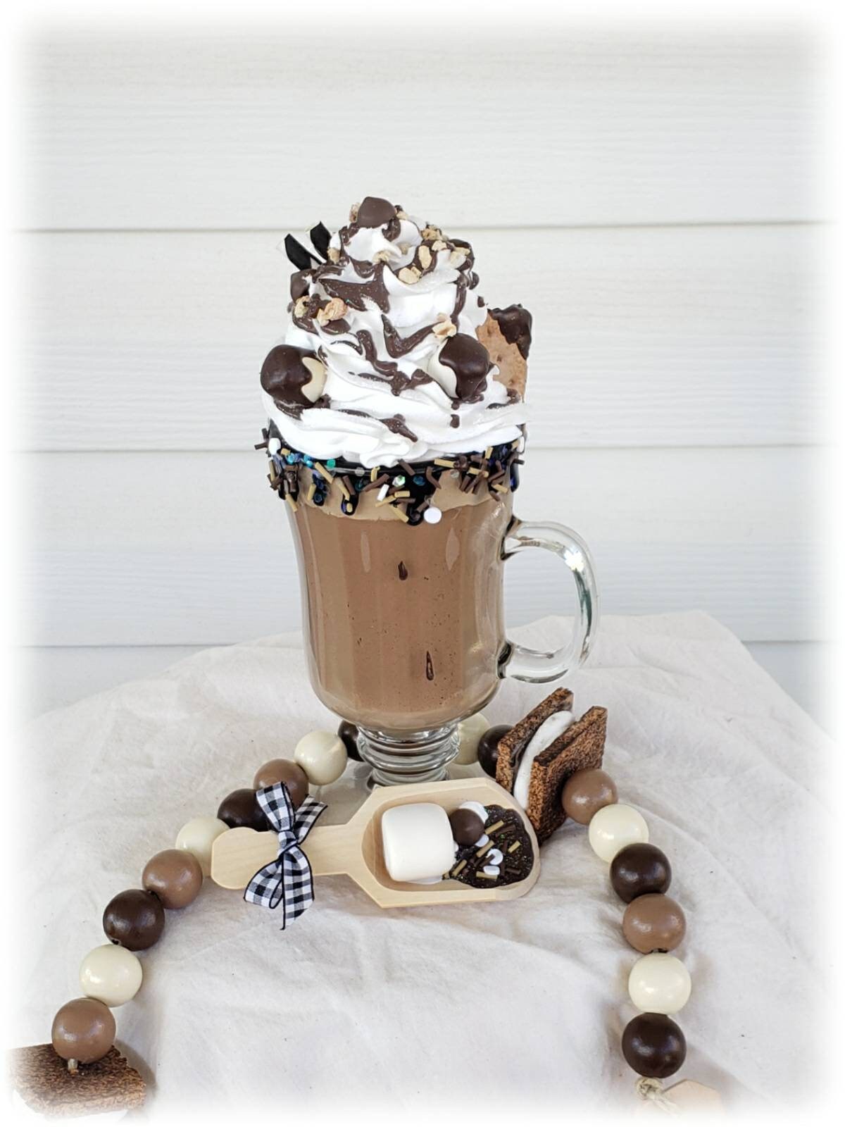 Tiered Tray Decor Fake Smores Mug Topper Smores Tiered Tray - Etsy